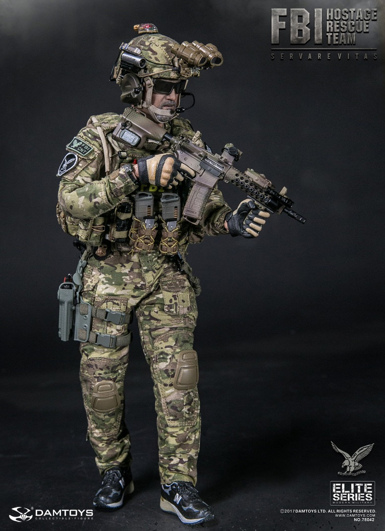 [DAM-78042] DAM Toys FBI HRT Agent Hostage Rescue Team Boxed Figure ...
