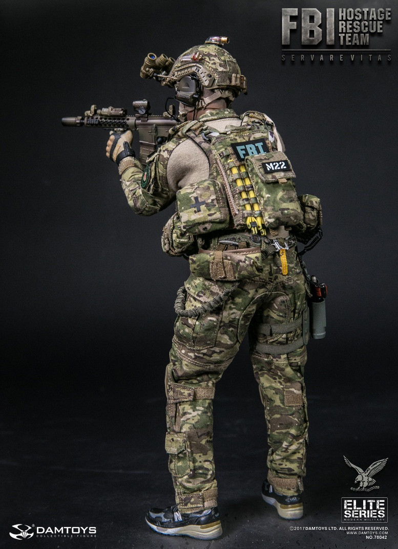 [DAM-78042] DAM Toys FBI HRT Agent Hostage Rescue Team Boxed Figure ...