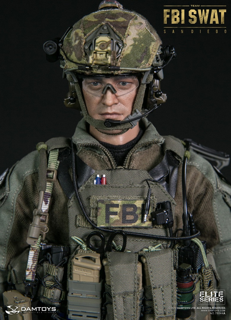 [DAM-78044A] DAM Toys FBI SWAT Team Agent San Diego 1/6 Boxed Figure ...