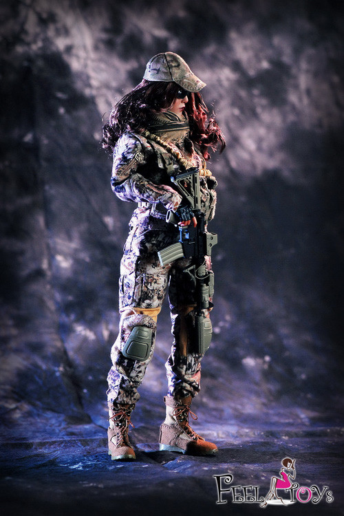 [FT003] Feel Toys 1/6 Female Commando Viper Camo Set for Female Figures ...