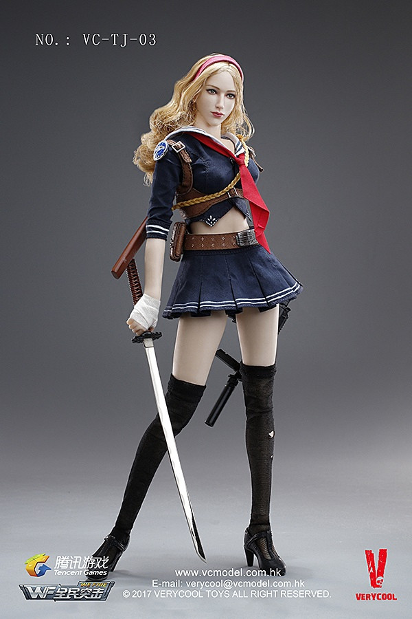 [VC-TJ-03] Very Cool Wefire of Tencent Game Third Bomb Blade Girl 1/6 ...