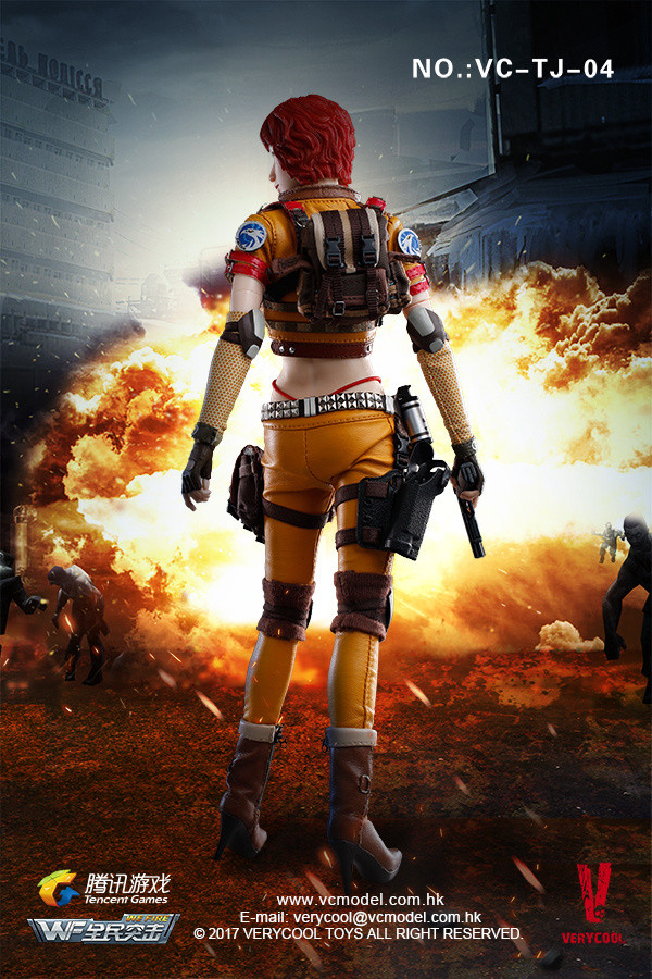 [VC-TJ04] 1/6 Very Cool We Rival fire of Tencent Game Female Mercenary ...