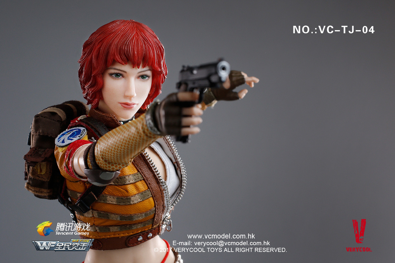 [VC-TJ04] 1/6 Very Cool We Rival fire of Tencent Game Female Mercenary ...