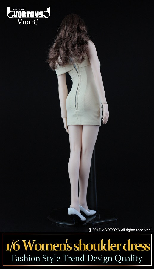 [VOR-1011C] VORTOYS 1/6 Women's Pale Shoulder Dress - EKIA Hobbies