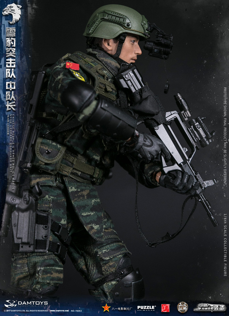 [DAM-78053] 1/6 DAM Toys Chinese Armed Police Force Snow Leopard ...