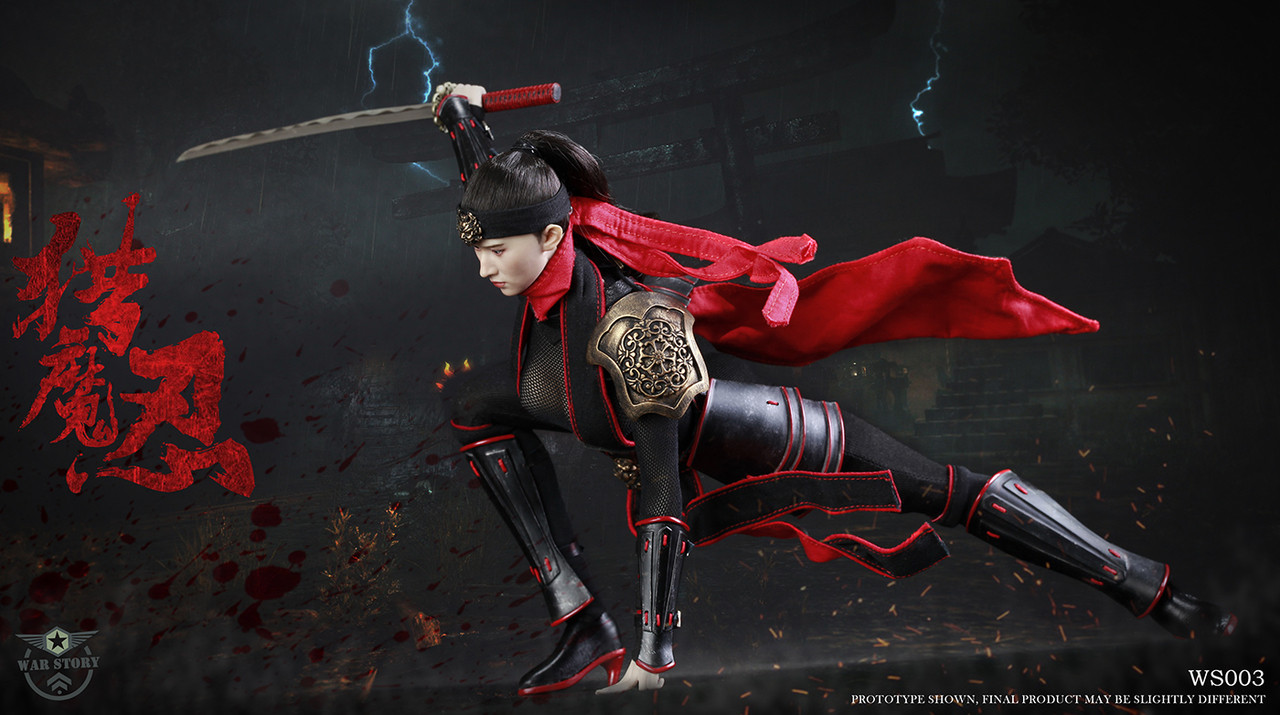 [WS-003] 1:6 Demon Female Ninja Boxed Figure by War Story - EKIA Hobbies