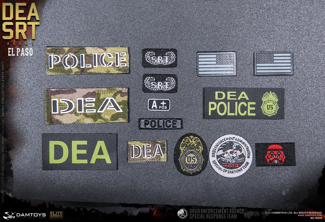 [DAM-78063] 1/6 DEA SRT Special Response Team Agent El Paso Figure by ...