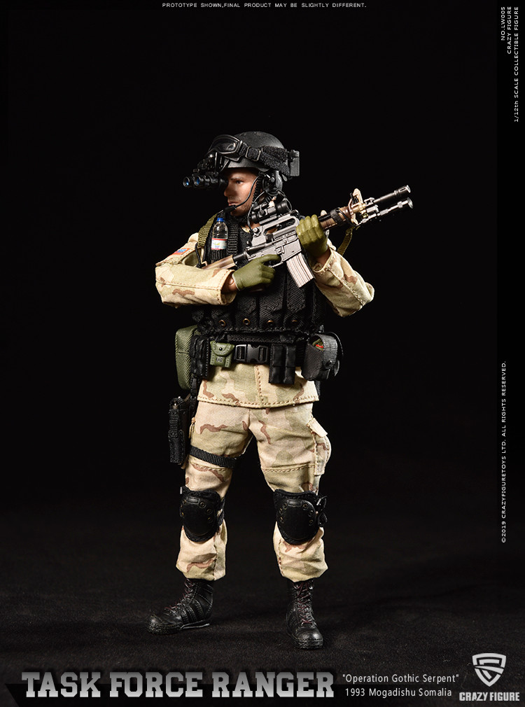 [CF-LW005] 1/12 Master Sergeant Rangers Task Force 1993 Operation ...