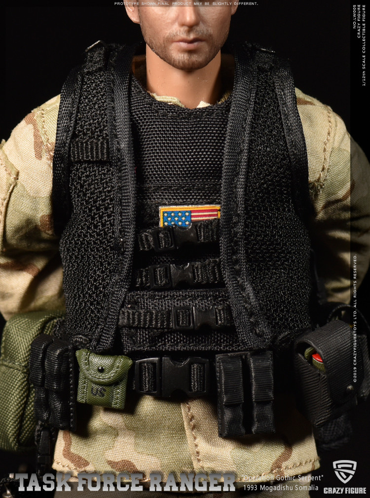 [CF-LW005] 1/12 Master Sergeant Rangers Task Force 1993 Operation ...