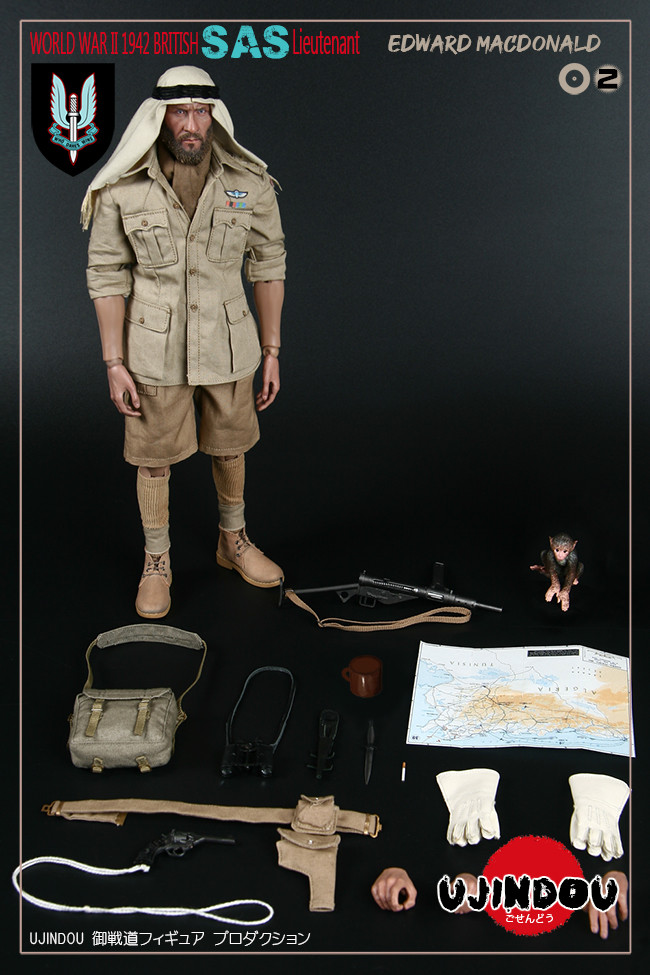 [UD-90002] 1/6 WWII British SAS Lieutenant Edward MacDonald 1942 by ...
