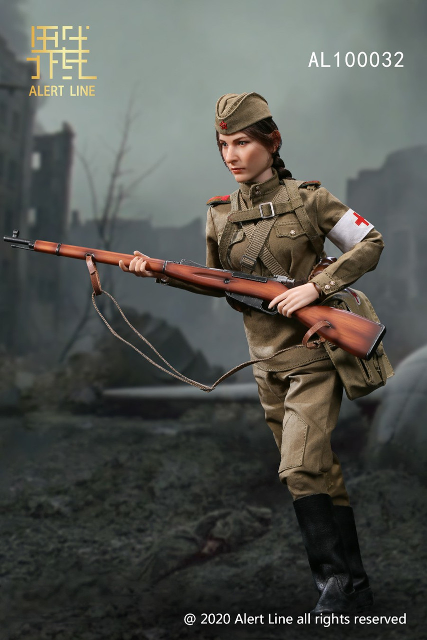 [AL-100032] Alert Line 1:6 WWII Soviet Medical Soldier Figure - EKIA ...