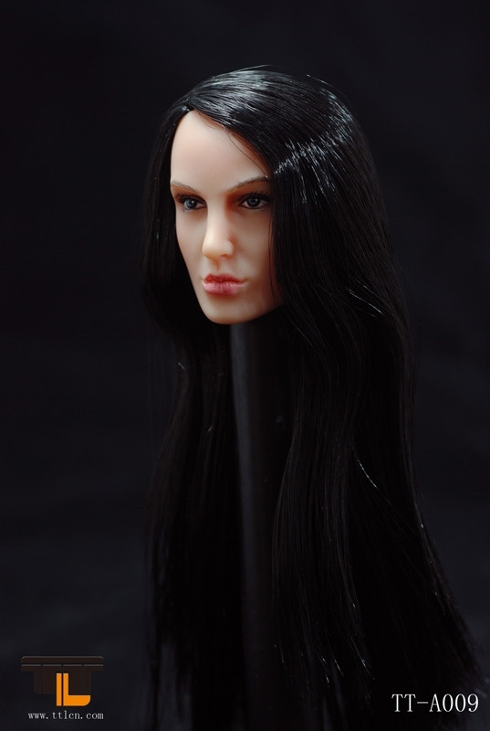[TTL-A009] TTL Female Head with Long Straight Black Hairstyle - EKIA ...