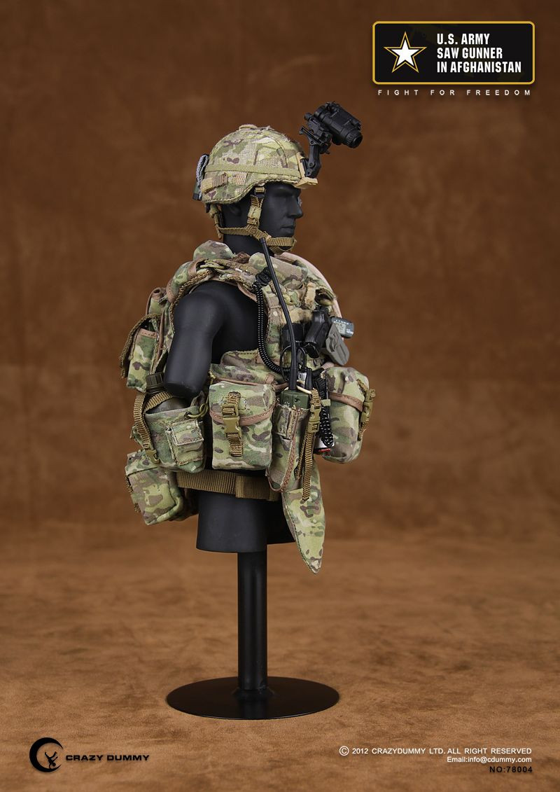 [CD-78004] CRAZY DUMMY US Army Saw Gunner In Afghanistan - EKIA Hobbies