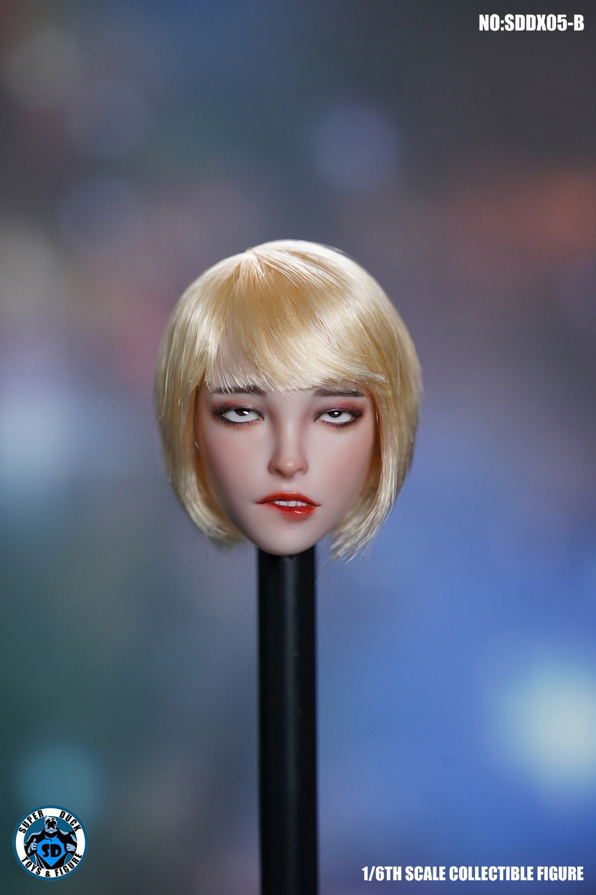 Super Duck Short Blonde Headsculpt With Movable Eye Ball For Tbleague