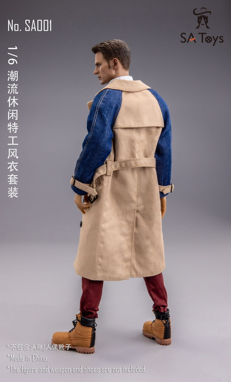 SA Toys 1:6 Trendy Casual Agent Trench Coat [SAT-001B] - EKIA Hobbies