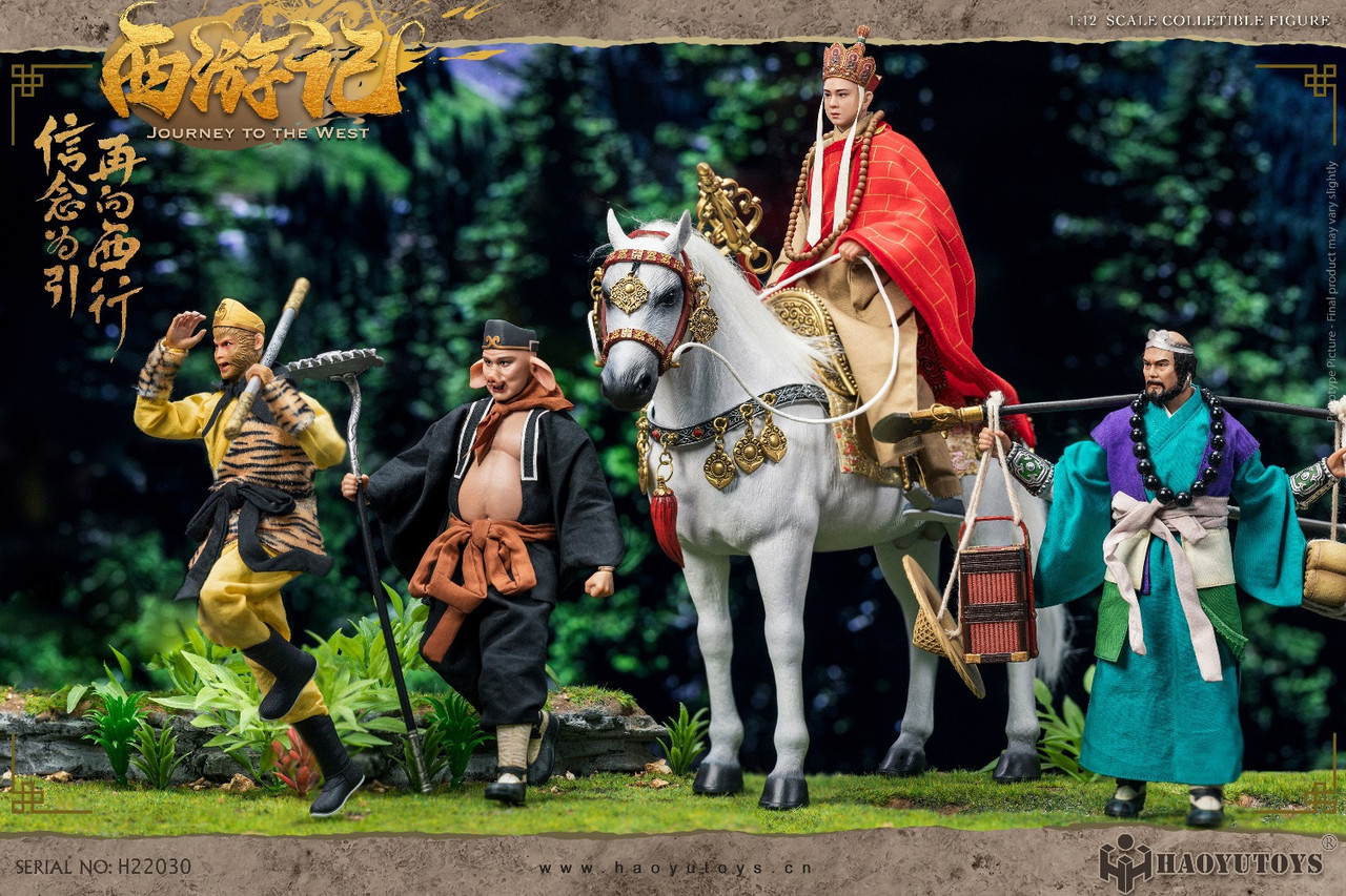 HaoYu Toys 1:12 Journey to the West Four Masters and Apprentices Set ...