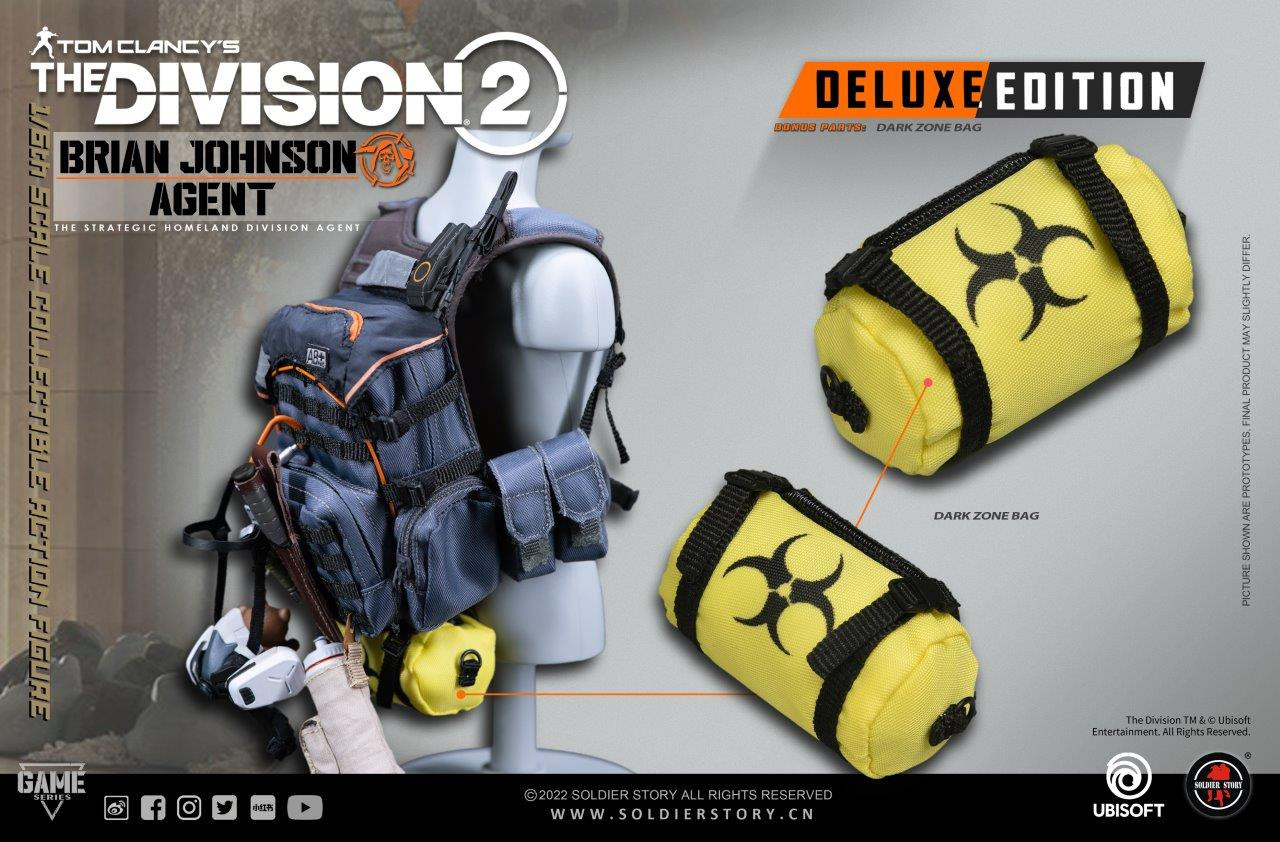 1/6 Soldier Story X Ubisoft The Division 2 Agent Brian Johnson Deluxe ...