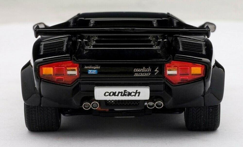 AUTOart 1/43 Lamborghini Countach 5000 S Black [AUTO-54532] - EKIA Hobbies