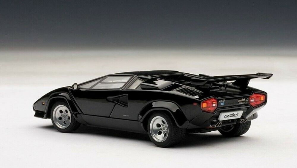 AUTOart 1/43 Lamborghini Countach 5000 S Black [AUTO-54532] - EKIA Hobbies