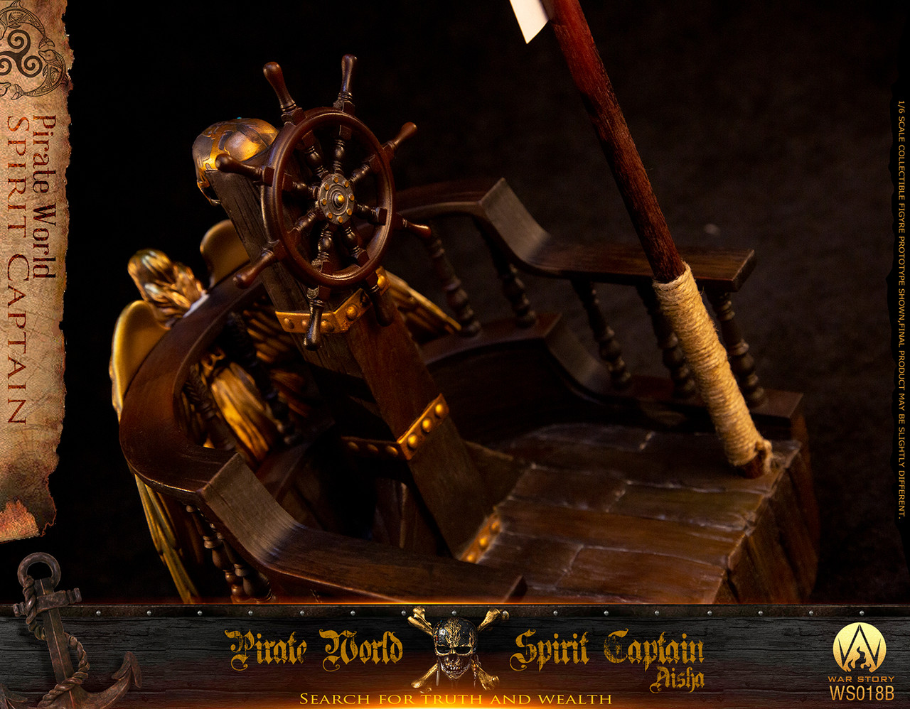 War Story 1:6 Pirate Ship Plug-in Lighting Base [WS-018B] - EKIA Hobbies