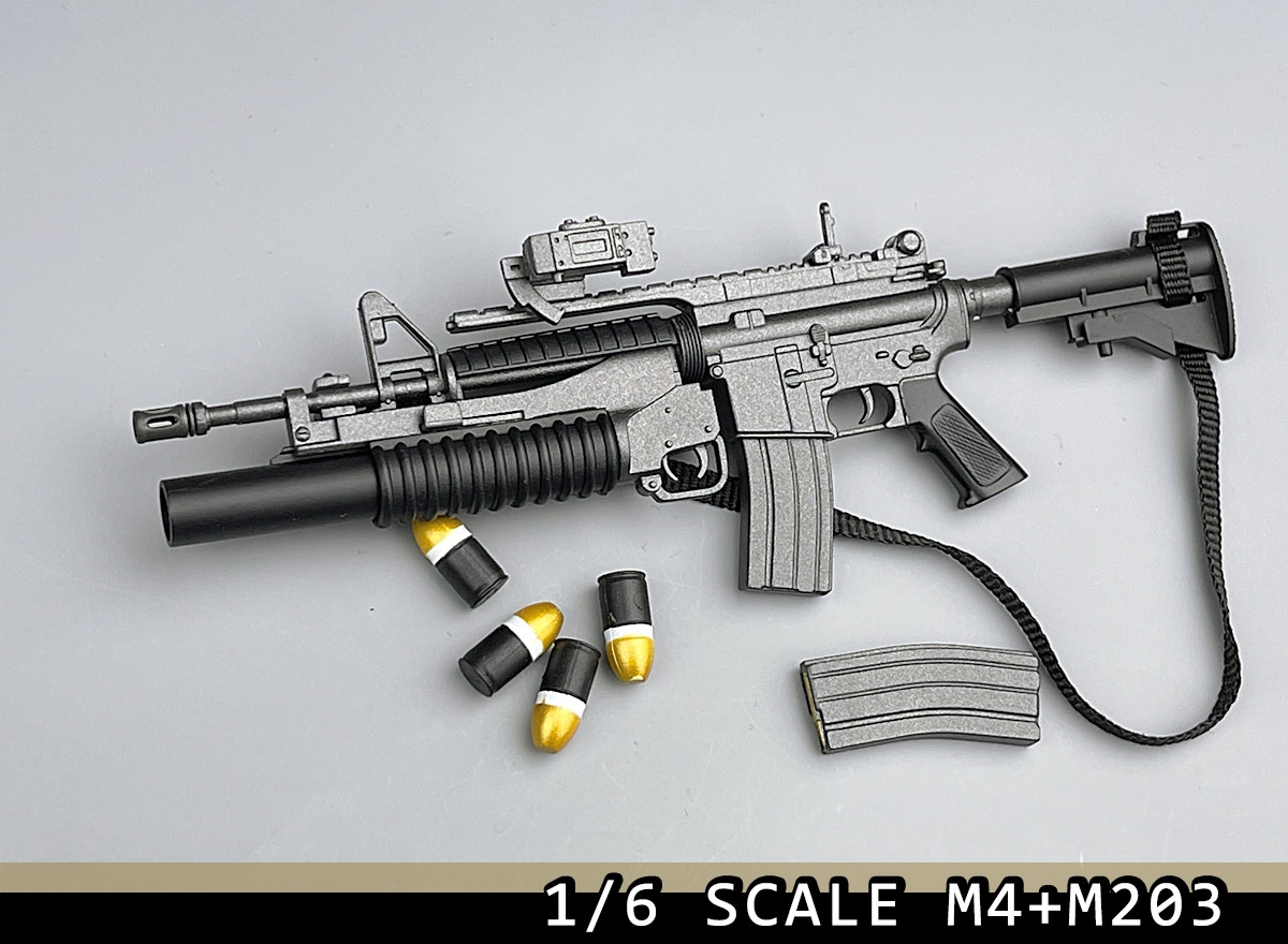 ZY Toys 1/6 M4 M203 Rifles [ZY-OM4M203] - EKIA Hobbies