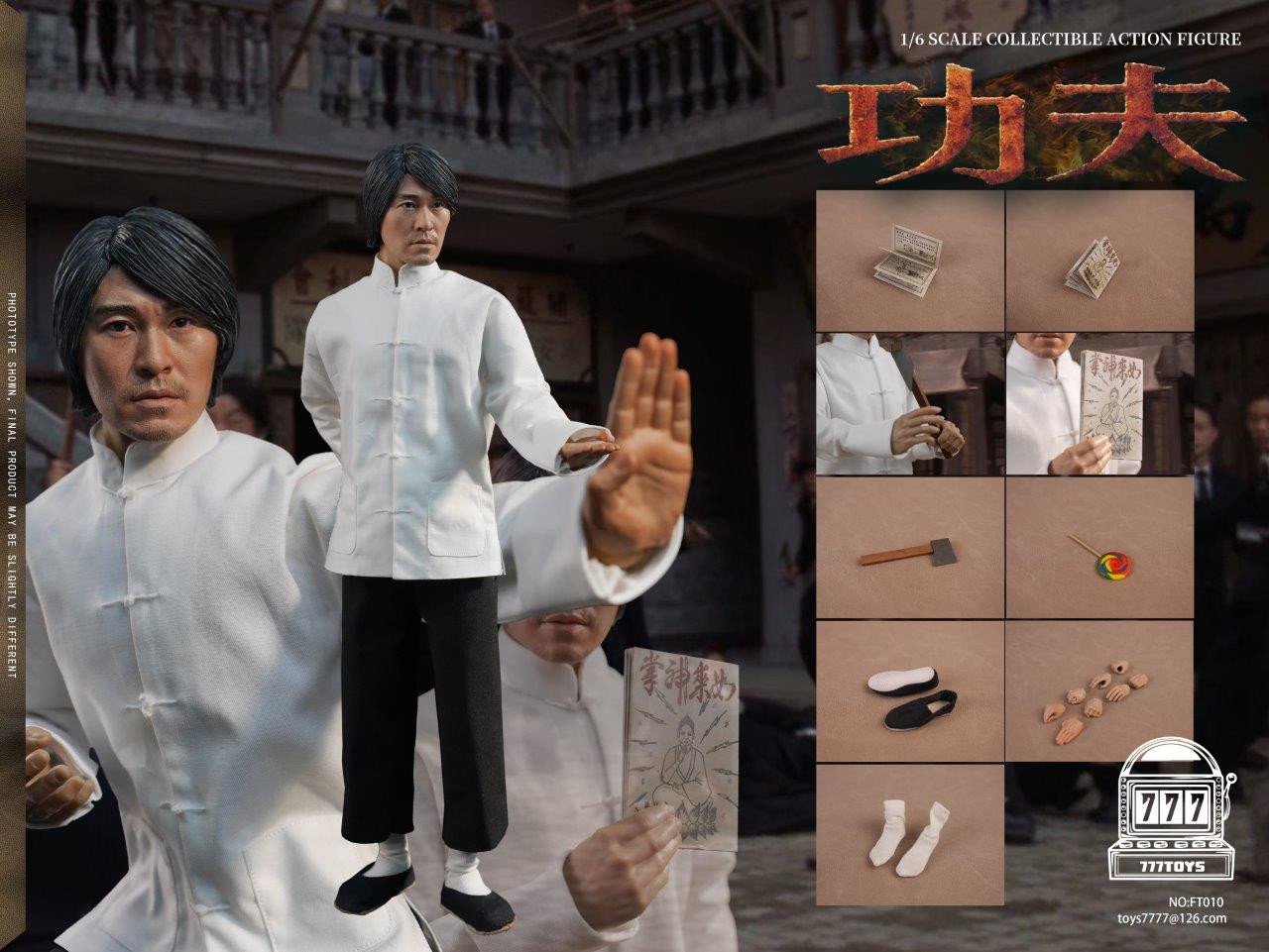 CYY X 777 Toys Kung Fu Chow 1/6 Scale Figure [DYH-FT010] - EKIA Hobbies