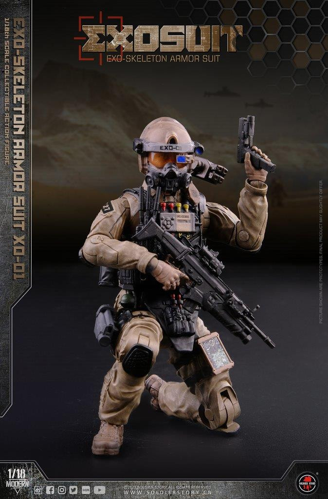 1/18 Series Soldier Story EXO Skeleton Armor Suit [SS-E001] - EKIA Hobbies