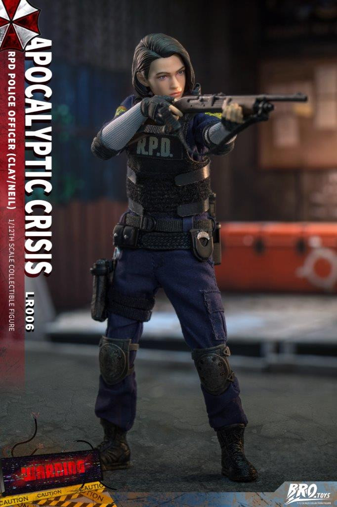 1/12 BroToys Doomsday Crisis RPD Police Officer Suit Clay & Neil Figure ...
