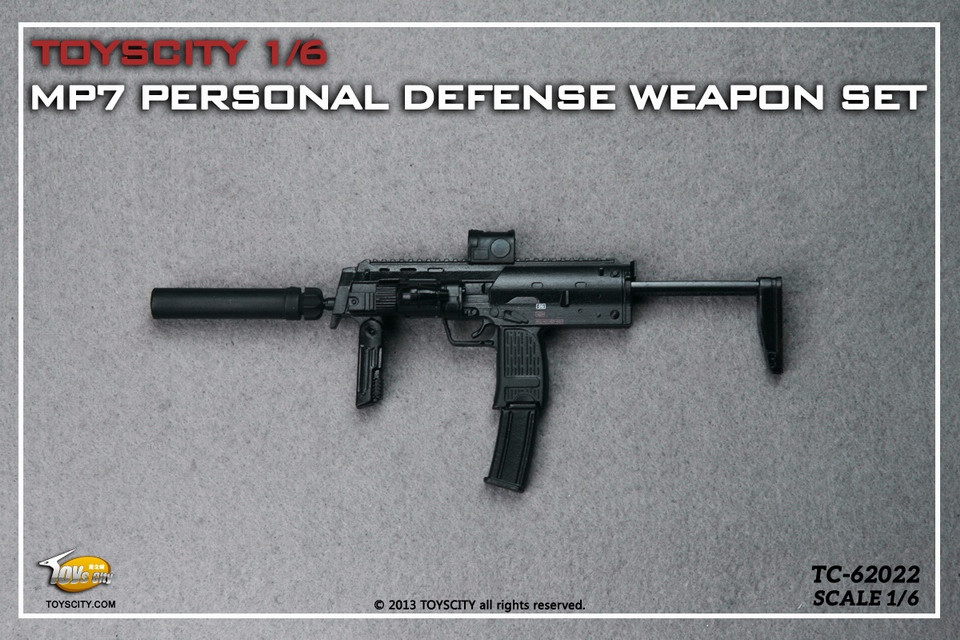 [TC-62022B] TOYSCITY MP7 Personal Defense Weapon Set with Sand Holster ...