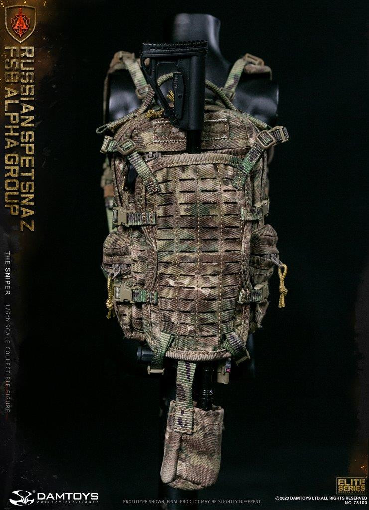 DAM Toys RUSSIAN SPETSNAZ FSB ALPHA GROUP SNIPER 1/6 Figure [DAM-78100 ...