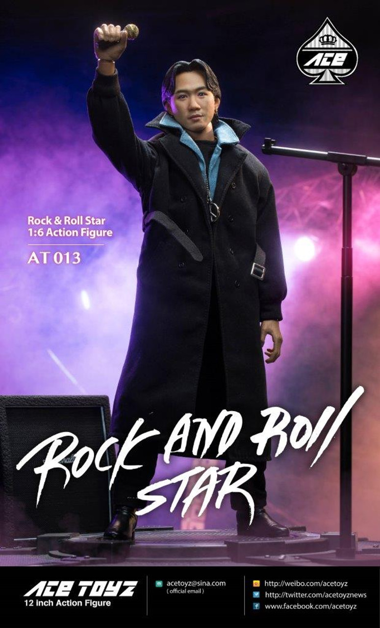ACE Toyz 1/6 Guitarist Figure Rock & Roll Star Winter Suit Deluxe Figure [AT-013DX] - EKIA Hobbies