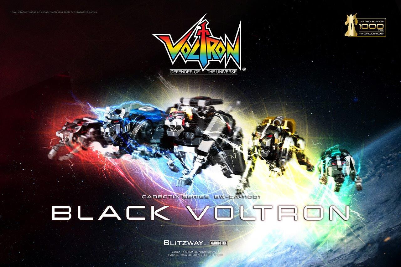 BLITZWAY 38CM Tall Black Voltron Collectible Figure [BM-CA11101] - EKIA ...