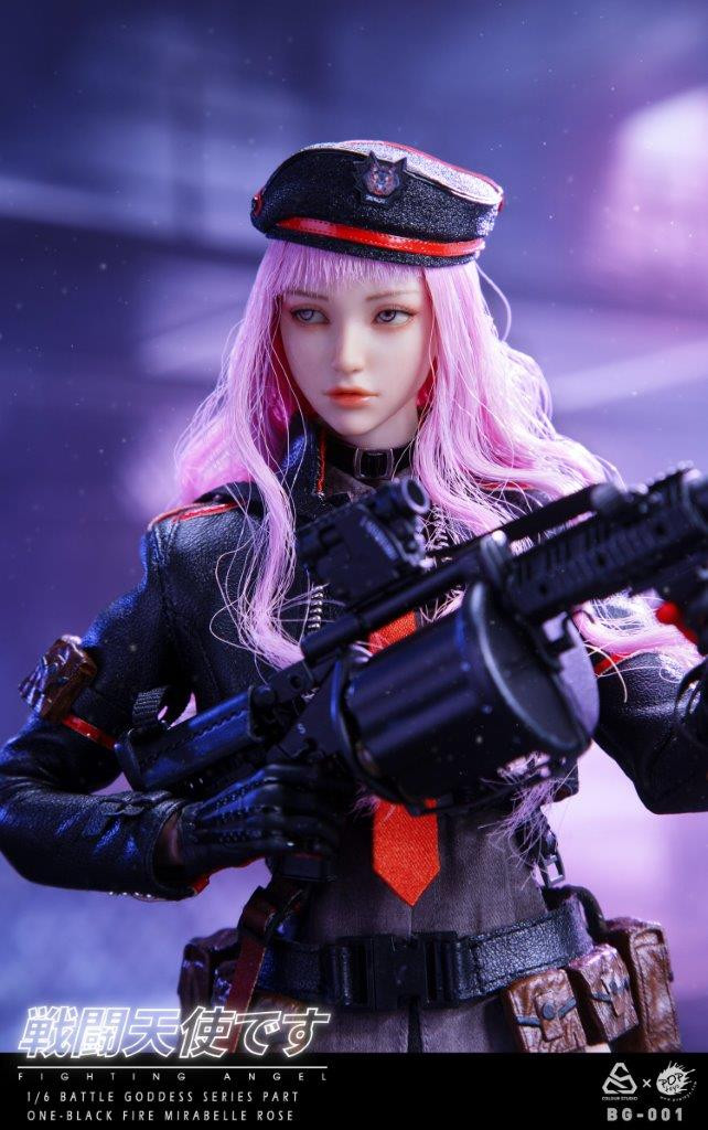 1/6 POP Toys X COLOUR STUDIO Battle Angel Series PartOne Black Fire ...