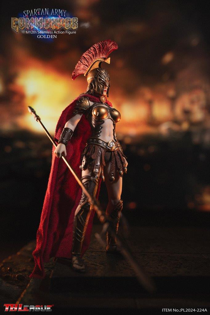 TBLeague 1/12 Spartan Army Commander Golden Collectible Figure [PL2024 ...
