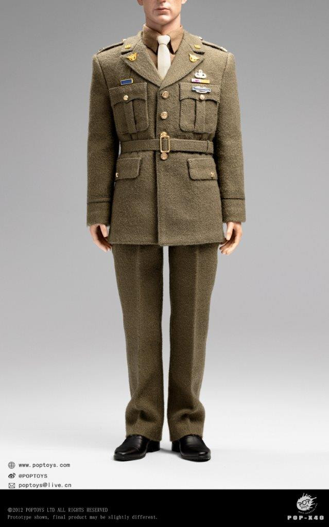 1:6 POP Toys Captain Uniform for US Soliders [POP-X40] - EKIA Hobbies