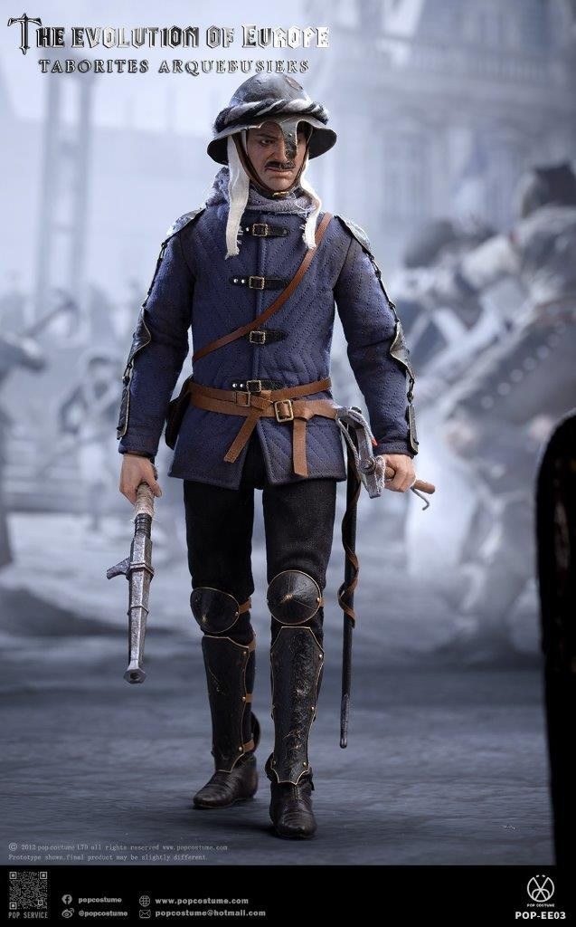 POP Toys 1/6 Taborites Hussite Wars 1420 Arquebusiers Collectible ...