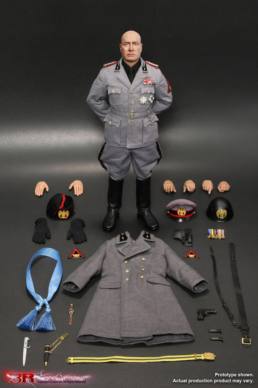 1/6 WWII Italian Benito Mussolini Duce of PNF by 3R DiD [GM653] - EKIA ...
