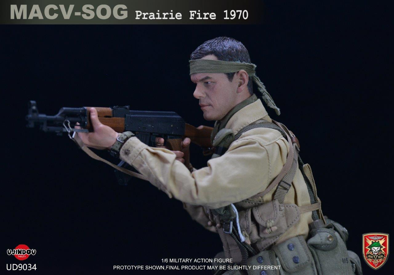 UJINDOU 1/6 MACV-SOG Prairie Fire 1970 Action Figure [UD-9034] - EKIA ...