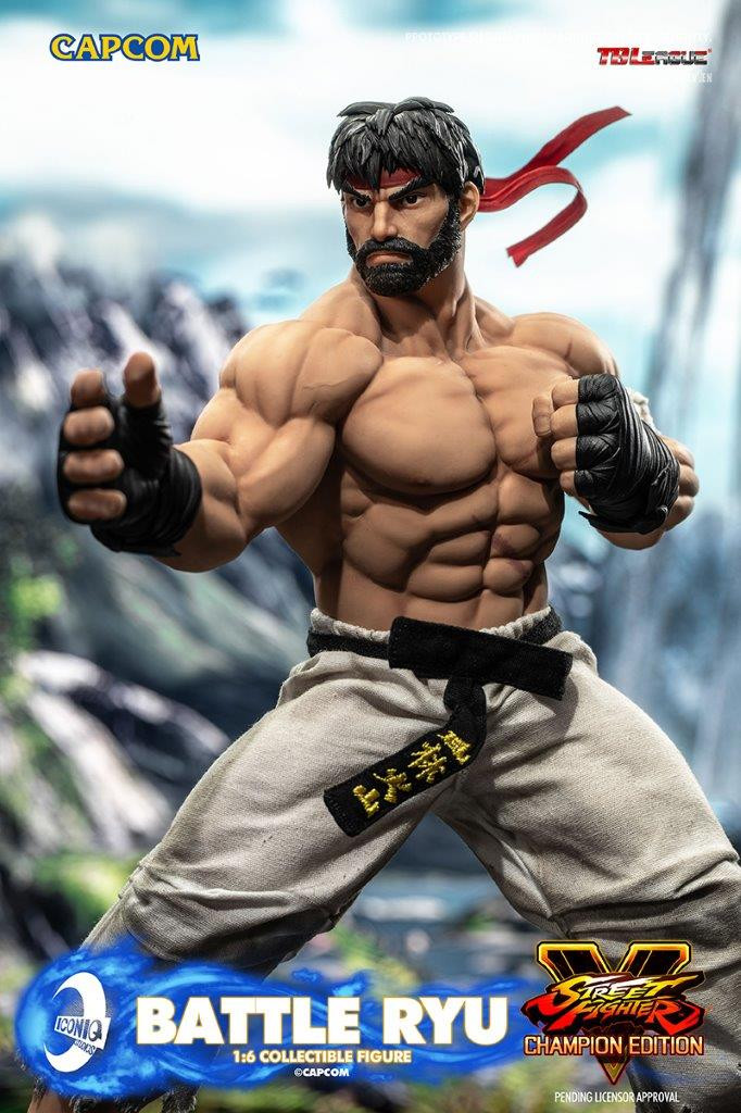 1:6 Street Fighter Battle Ryu Figure by Capcom X Iconiq Studios X ...