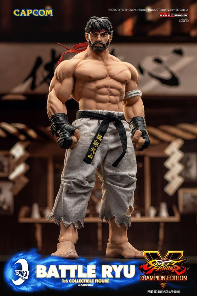 1:6 Street Fighter Battle Ryu Figure by Capcom X Iconiq Studios X ...