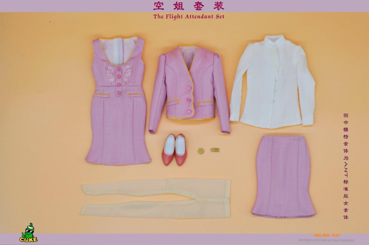 1/6 Cuke Toys The Flight Attendant Uniform Set [CK-MA031] - EKIA Hobbies