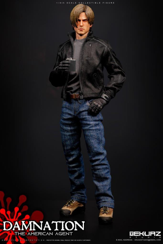 1/6 EKUAZ STUDIO DAMNATION THE AMERICAN AGENT Action Figure [EKS-009 ...