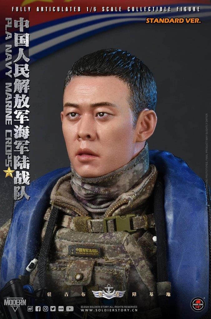 1:6 Soldier Story PLA Navy Marine Corps Deluxe Version Figure [SS-138 ...