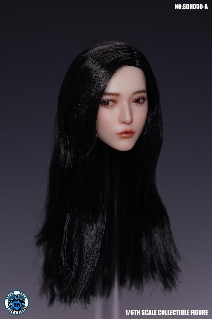 Super Duck 1:6 Female Heads with Movable Eyes [SUD-SDH050A] - EKIA Hobbies