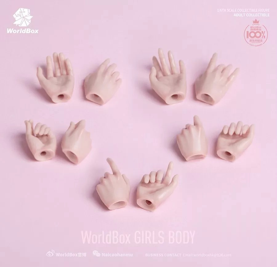 World Box 1/6 Female Body Standard Version Light Tan [WB-AT201LT ...