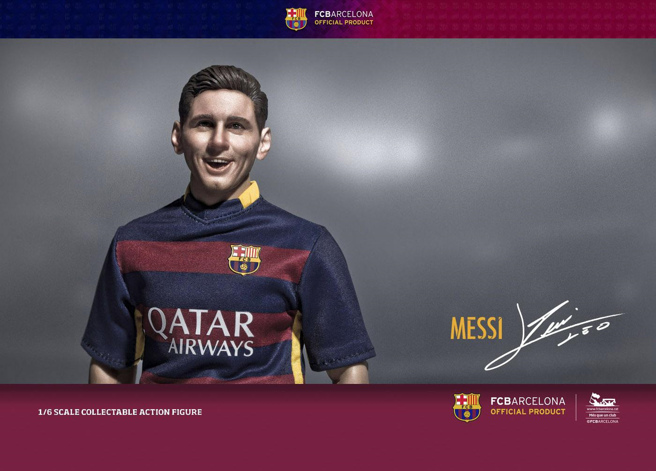 [ZC-204] 1:6 ZCWO FCBarcelona 2015/16 - Messi Deluxe Version Soccer ...