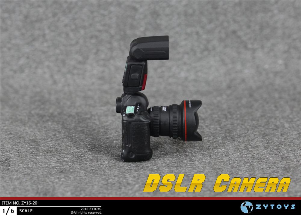 [ZY-16-20] ZY TOYS DSLR Camera Reporter Accessories for 1:6 Figure ...