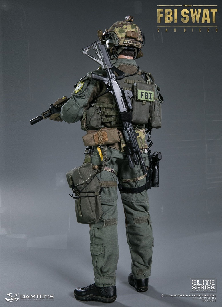 [DAM-78044A] DAM Toys FBI SWAT Team Agent San Diego 1/6 Boxed Figure ...