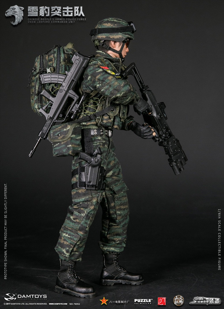 [DAM-78052] 1/6 DAM Toys Chinese Armed Police Force Snow Leopard ...