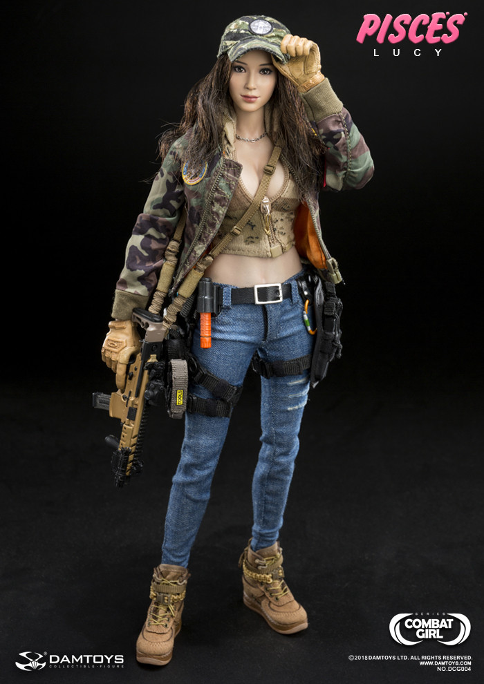 [DAM-DCG004] DAM Toys Combat Girl Series Pisces Lucy Female Boxed ...